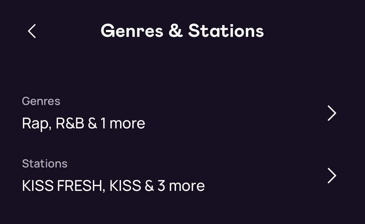 Rayo App Settings – Rayo