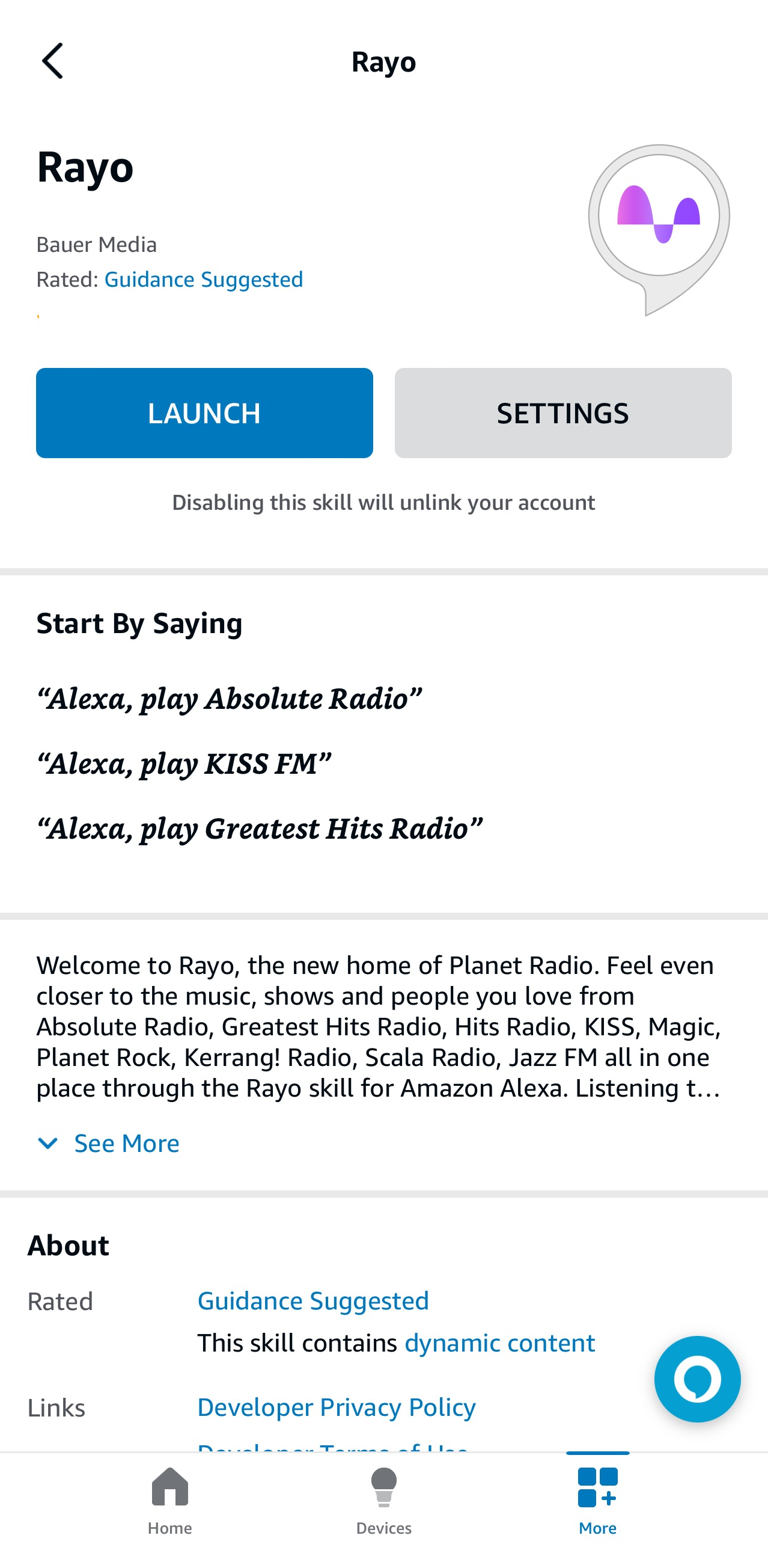 Hearing Adverts on Alexa – Rayo